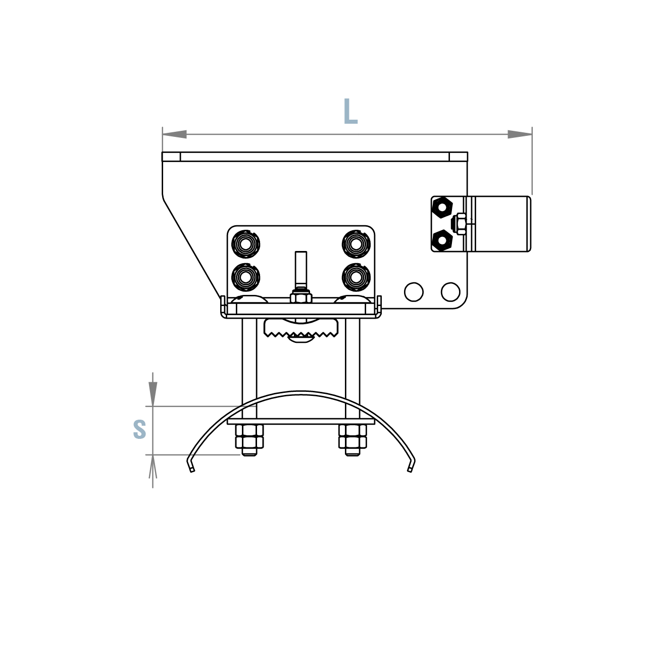 I-Beam Start Clamp (2070 Series) - VASEL Electromechanic