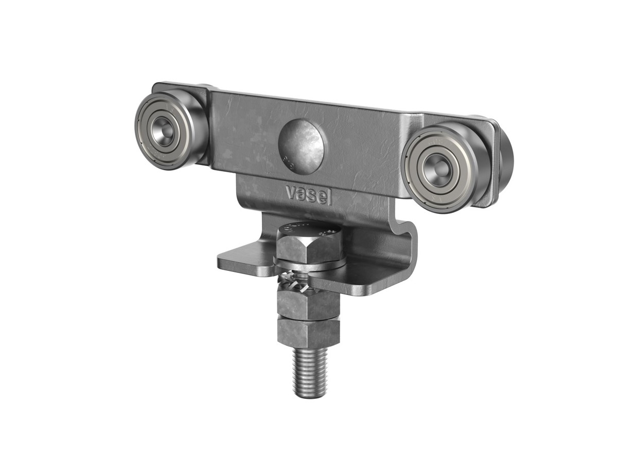 Trolley (4W)(with mounting bolt) - VASEL Electromechanic