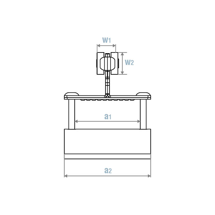 Steel Trolley for Flatform Cables - VASEL Electromechanic