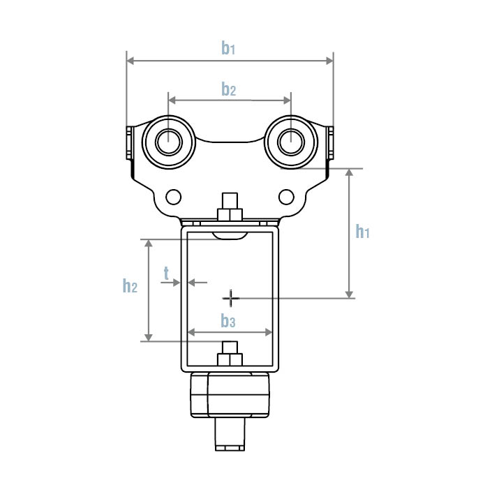Tow Trolley (ball joint) - VASEL Electromechanic