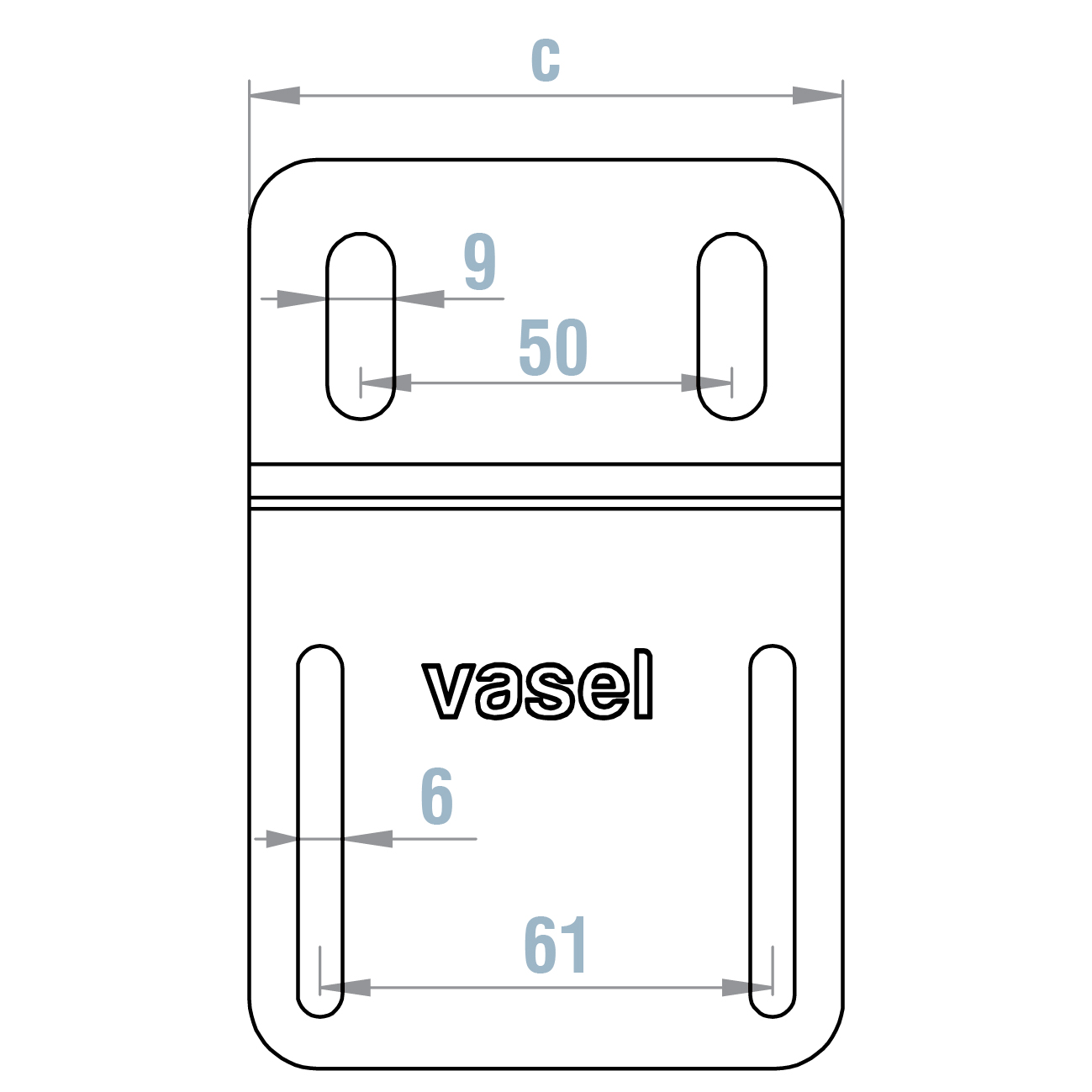 Endschalter-Montageplatte - VASEL Electromechanic