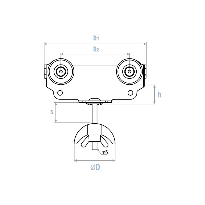 Steel Trolley with Plastic saddle for Flatform Cables - VASEL ...
